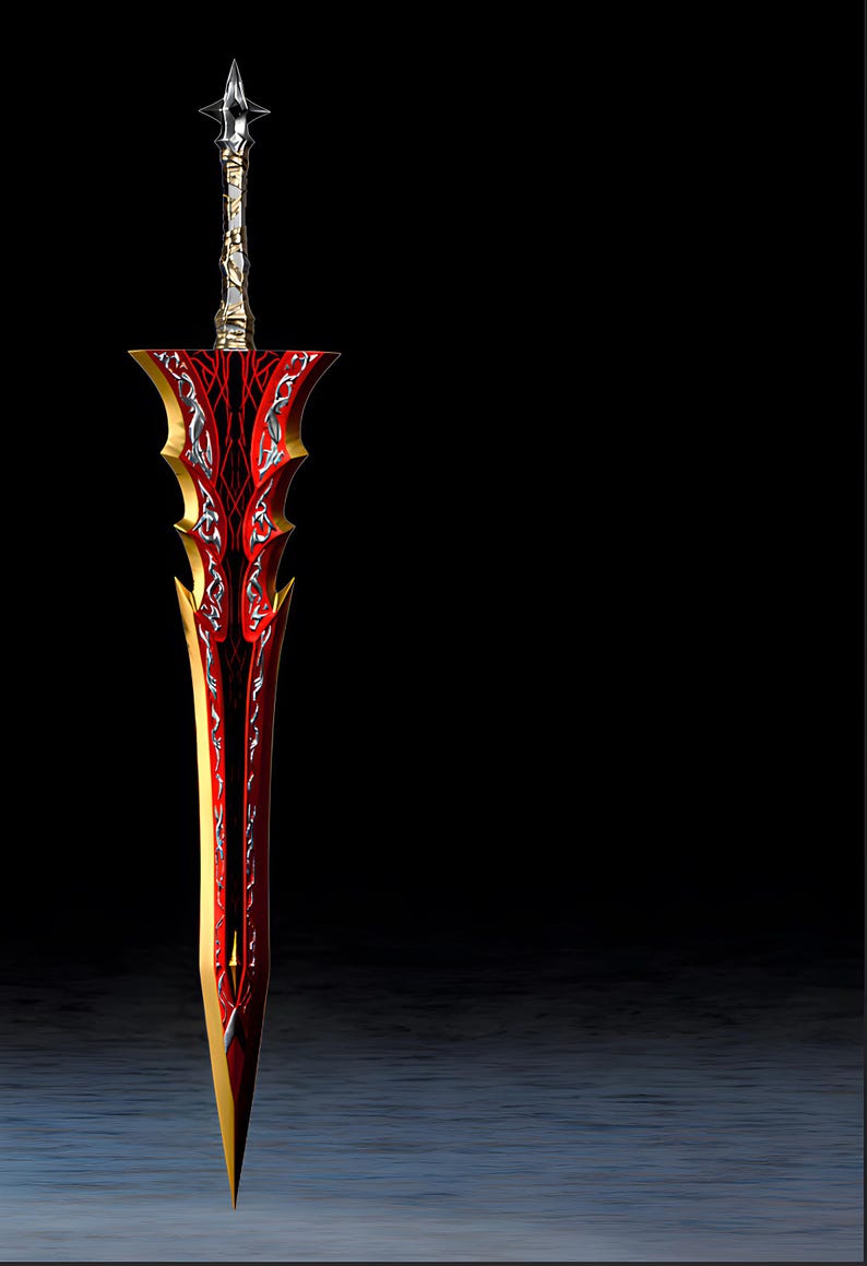 Igris Sword STL | Solo Leveling Inspired 3D Print Model | High-quality ...