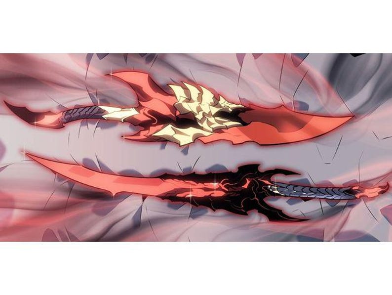 Kamish Daggers STL – Solo Leveling Weapon 3D Model for Cosplay ...