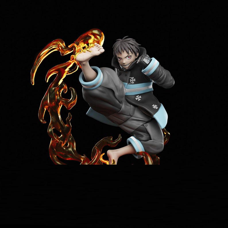 Shinra Kusakabe STL – 3D Printable Model of Fire Force’s "devil's ...