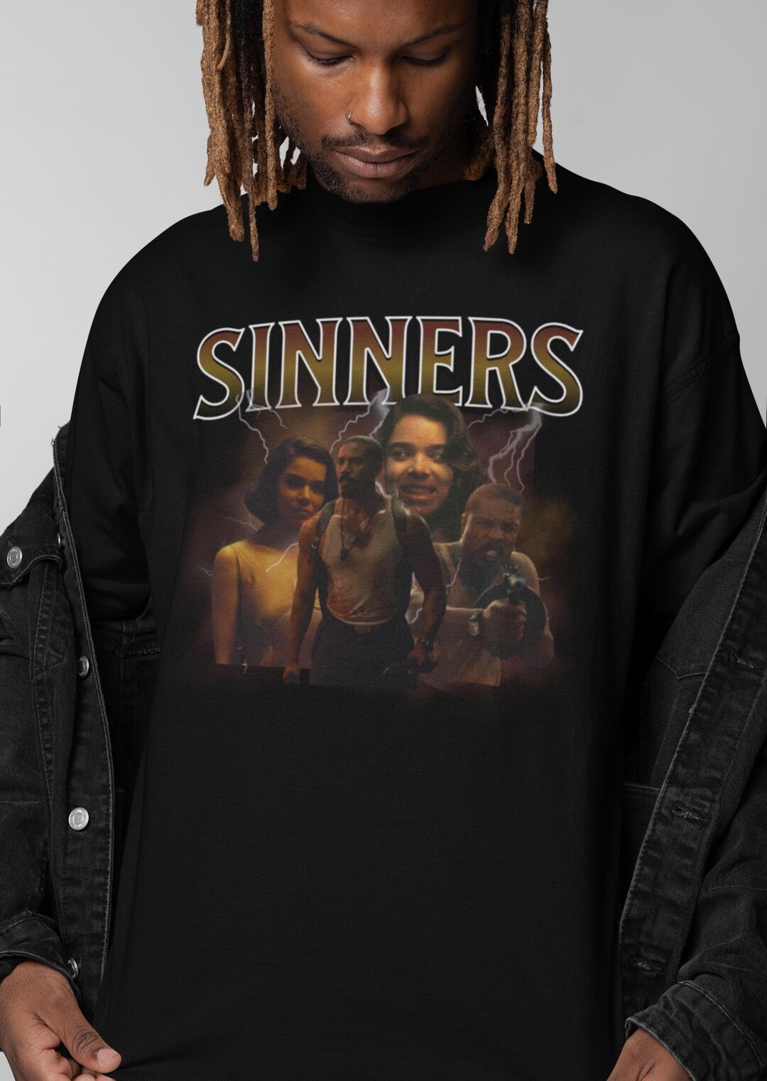 Sinners Graphic T-shirt, Vintage Stack and Mary Graphic Unisex Bootleg ...