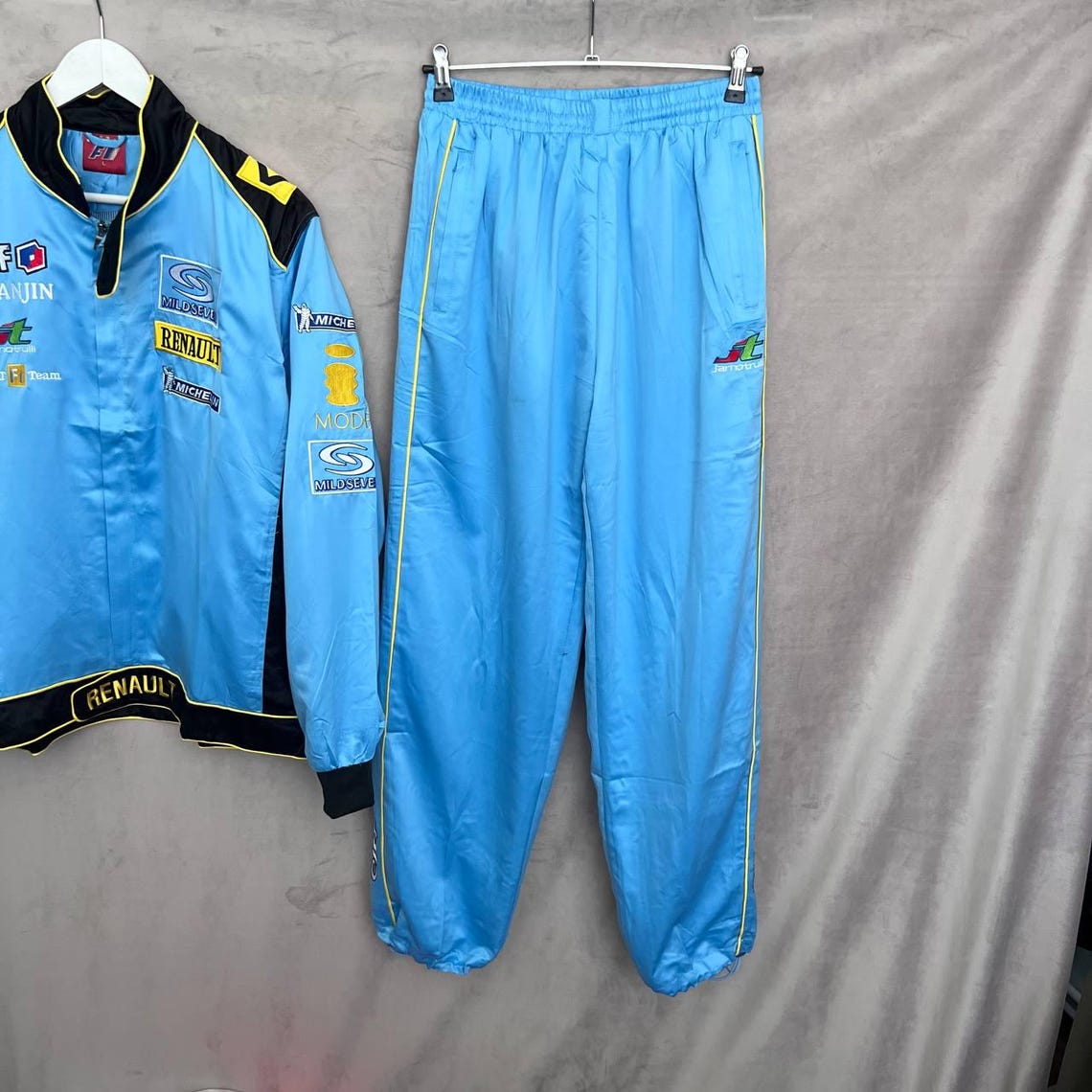 Renault F1 Team Racing Track Suit Vintage Jacket + Pants Set Size L - Etsy