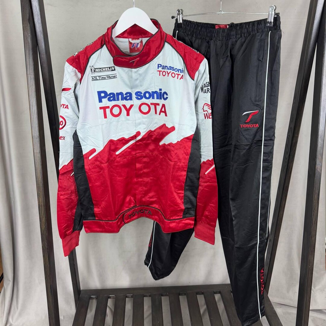 Vintage Toyota F1 Panasonic Racing Team Tracksuit Red/white/black Size ...