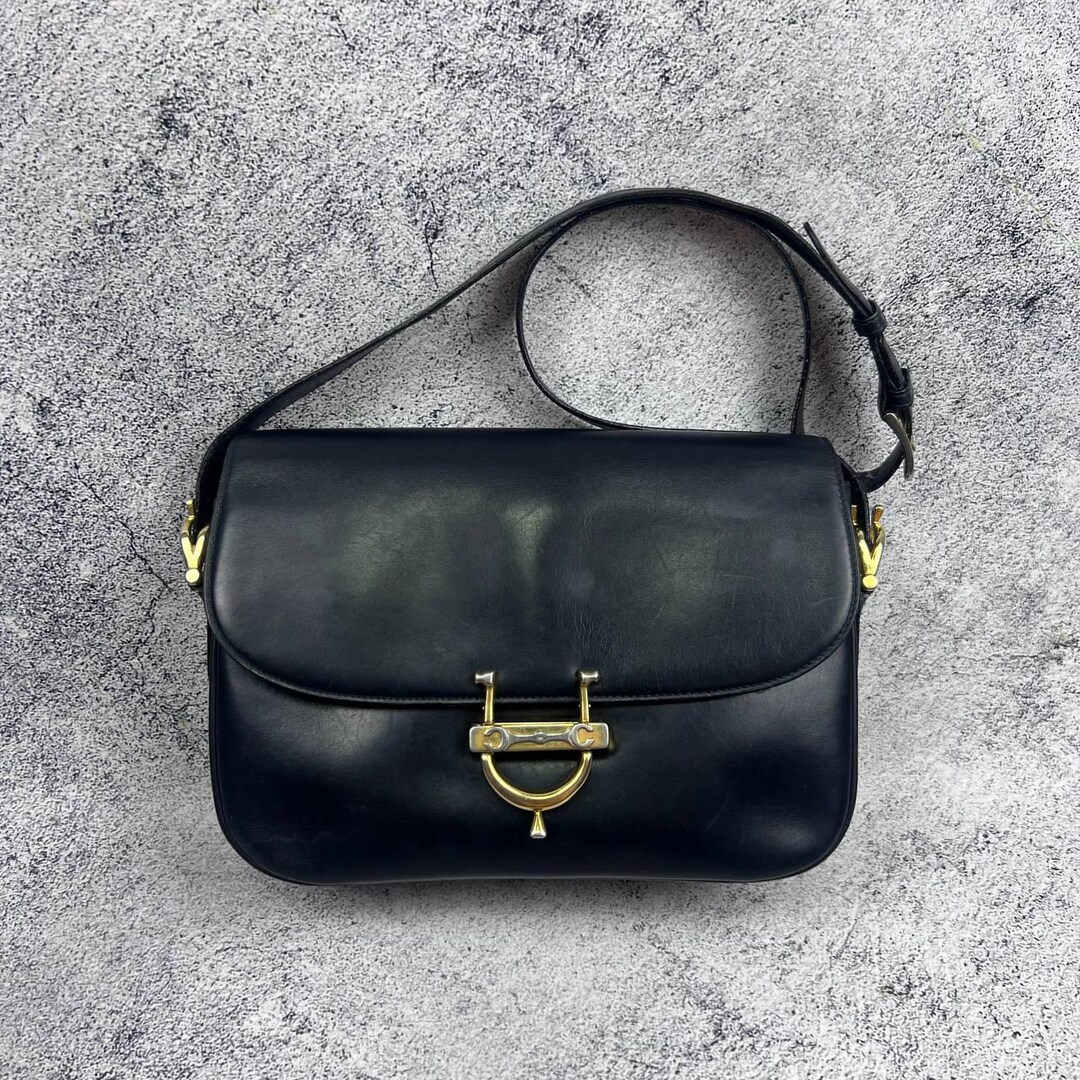 Vintage Celine Box Calf Leather Shoulder Bag - Etsy