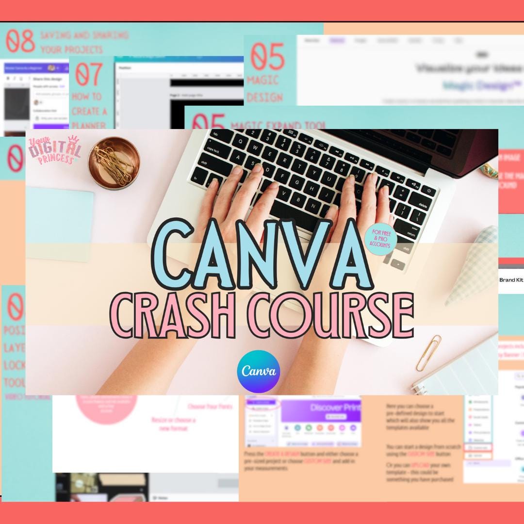Canva Crash Course for Beginners 2025 | Learn Canva Fast With Video Tutorials + FREE Instagram ...