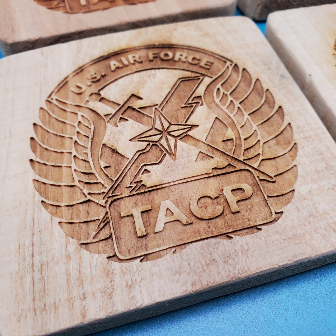 USAF TACP Pine Coasters - Tactical Air Control Party Air Force - Etsy