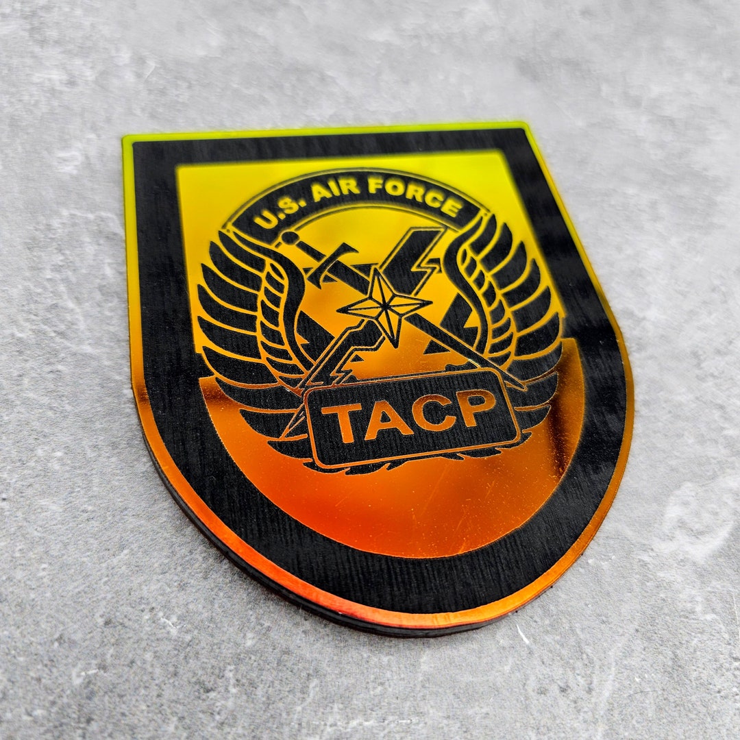 USAF TACP Iridescent Acrylic and Wood Handmade Magnet - Etsy