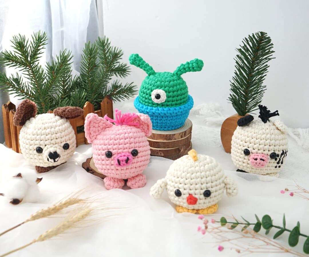 5 Beginner Amigurumi PATTERNS for Beginners, DIY Crafts for Adults and ...