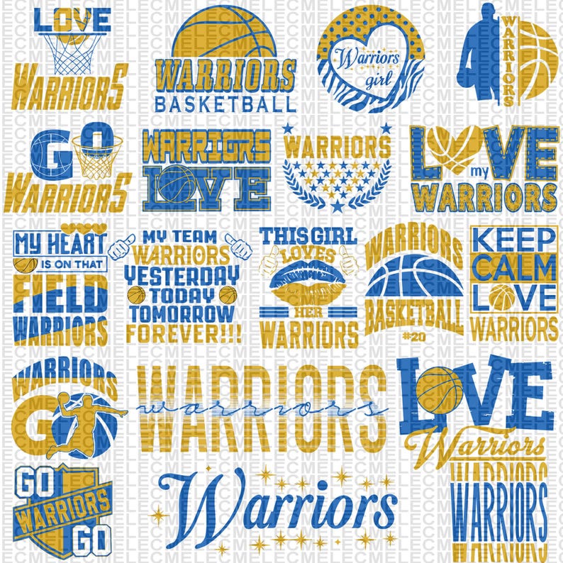 19 File,warriors Svg,warriors Png,warriors Bundle,love Warriors ...