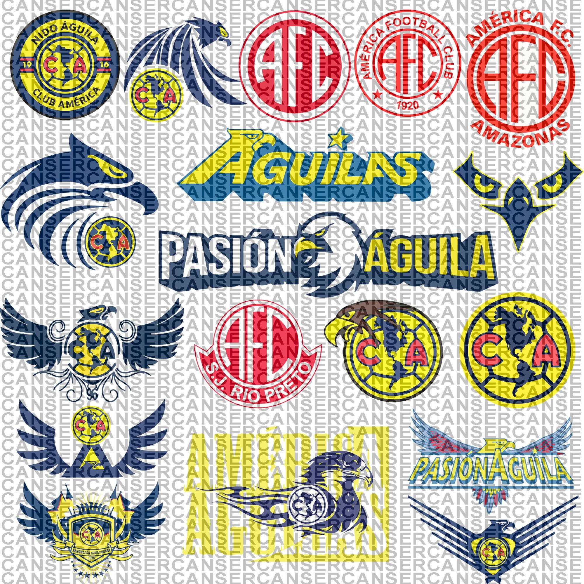 18 File,club Americaa Svg,cs Americaa Svg,aguilas Svg,clip Art Cricut ...