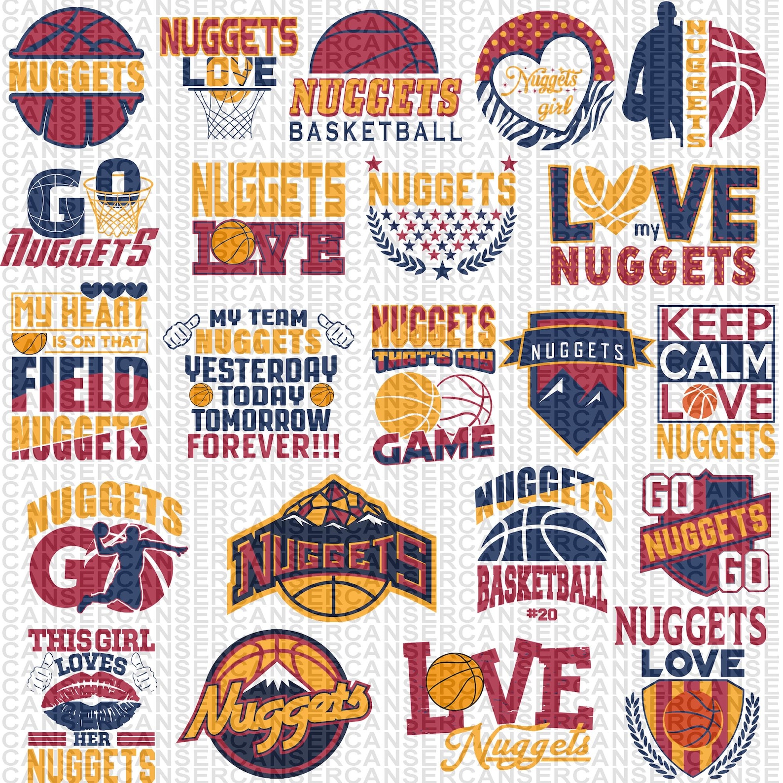 22 Files,nuggets Svg,nuggets Png,nuggets Bundle,go Nuggets,love Nuggets ...