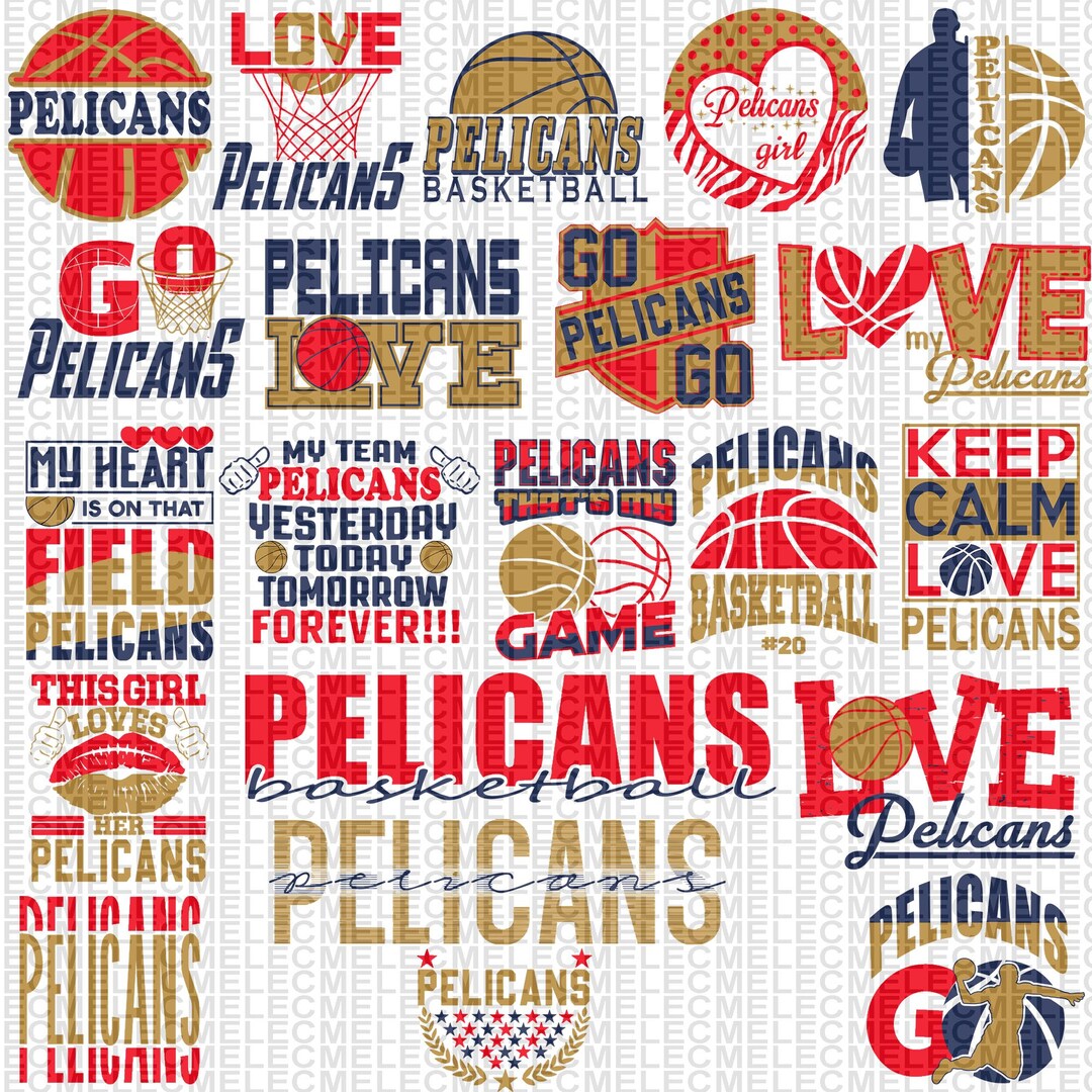 21 File,pelicans Bundle,pelicans Svg,pelicans Png,love Pelicans,go ...