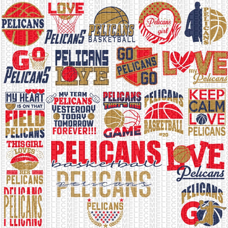 21 File,pelicans Svg,pelicans Bundle,pelicans Png,love Pelicans ...