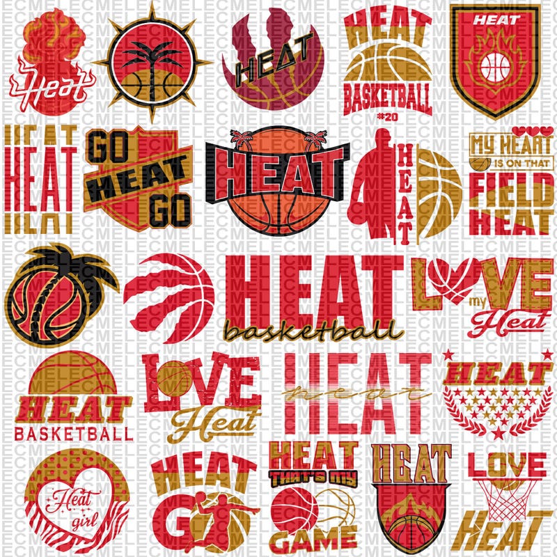 Miami Heat Art - Etsy
