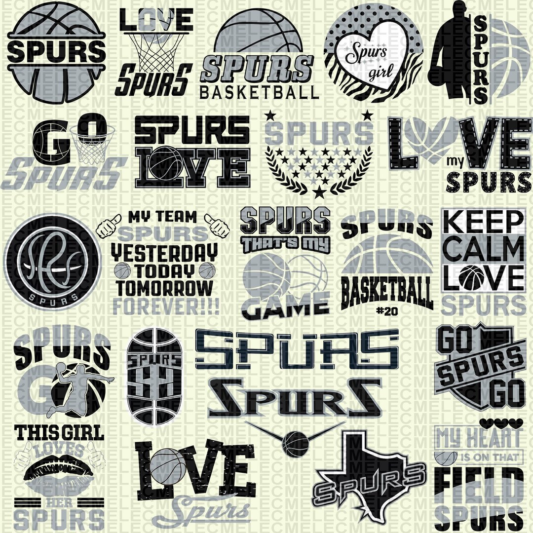23 File,spurs Svg,spurs Png,spurs Bundle,love Spurs,spurs Basketball ...