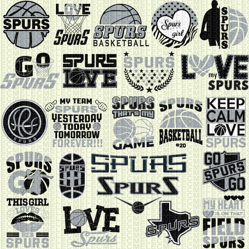 Spurs Logo Cut File Svg - Etsy