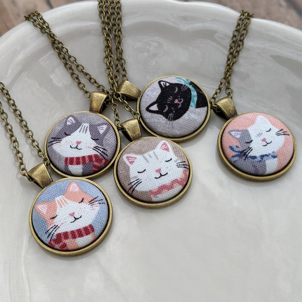 Cat Cameo Necklace - Etsy