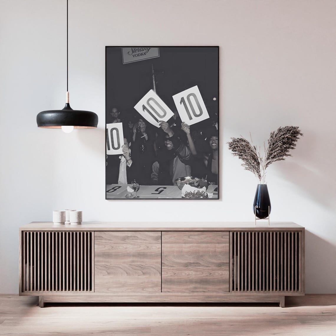 10 Point Scoreboard, Motivational Wall Art, Print, Black and White ...