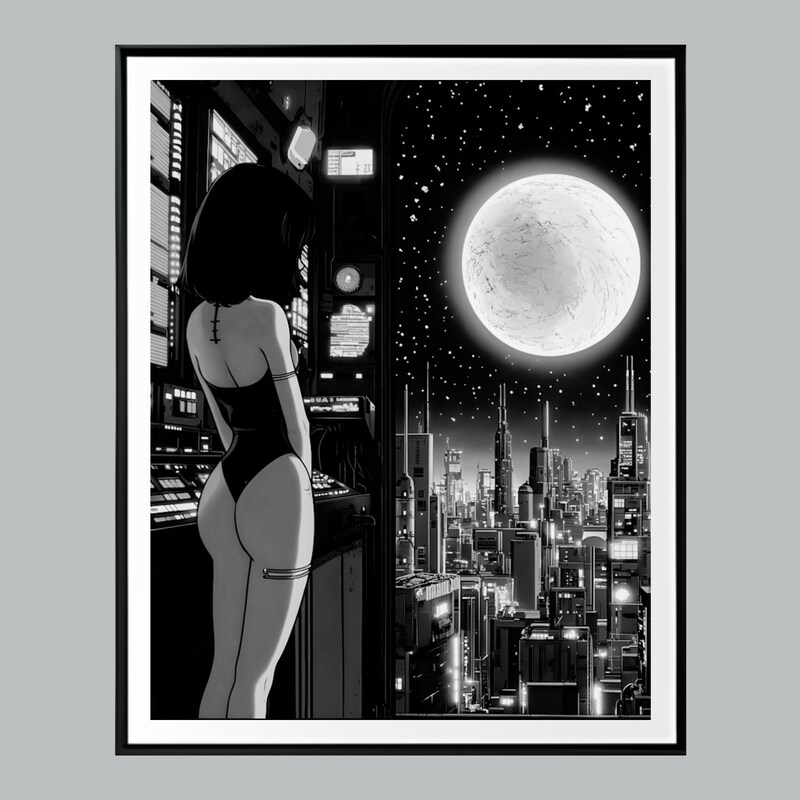 Manga Sky Print - Etsy
