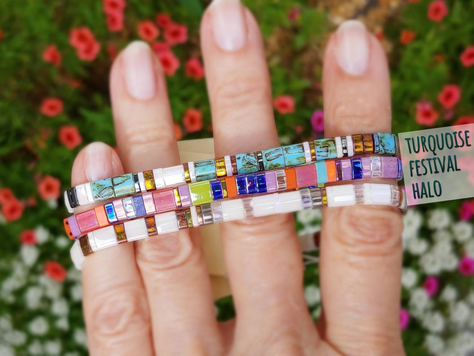 Festival Tila Stack Bracelets More Colors Available - Etsy