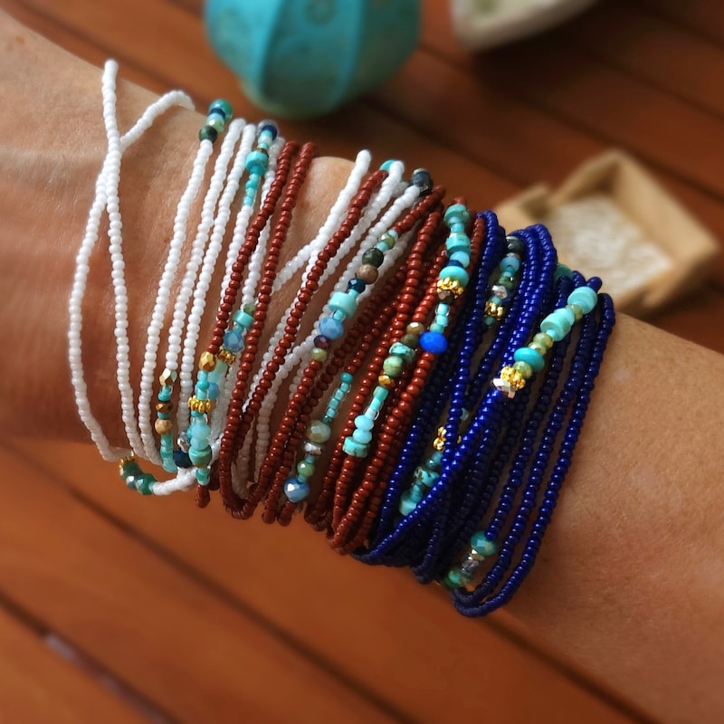 Seed Bead Bracelet - Etsy