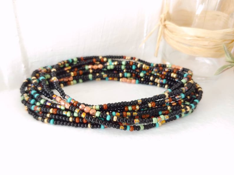 Tuscon Long Seed Bead Strand - Wear as Necklace Bracelet - Etsy Canada