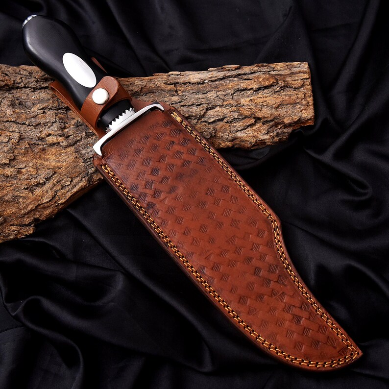 Handmade Bowie Hunting Knife, Replica Iron Mistress Bowie, Micarta ...