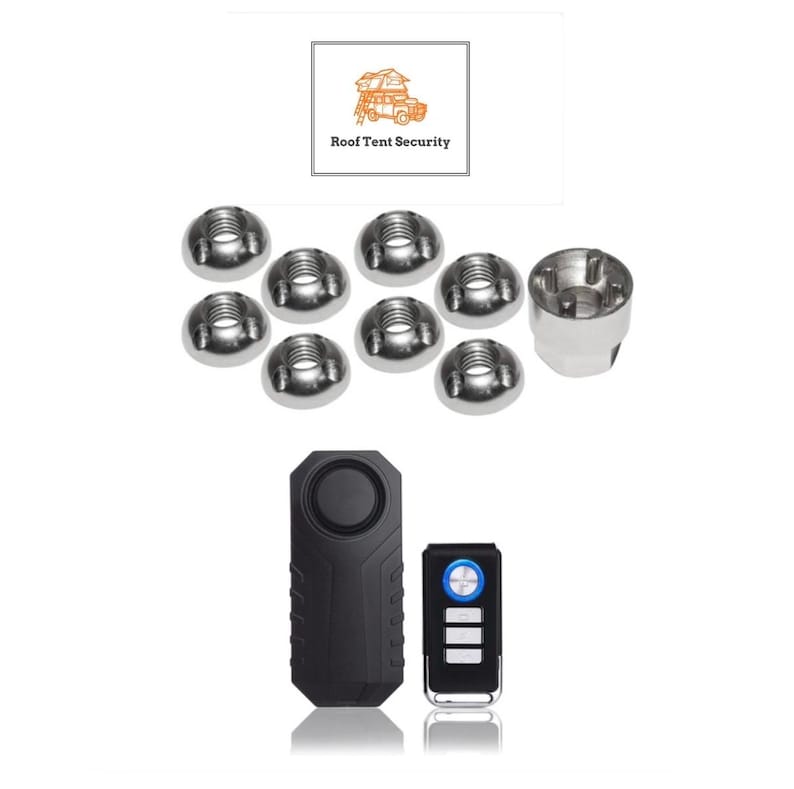 Tentbox M8 Anti-theft Security Locking Nuts / Tentbox Security Alarm ...