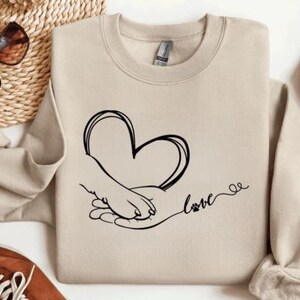 Pfote und Hand SVG - Pfote Liebe SVG für Hundemamas - Süße ...