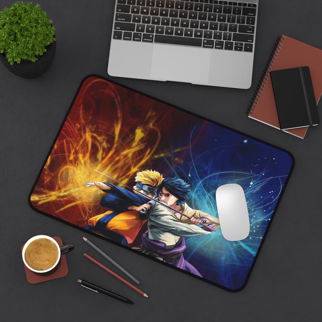 Naruto Vs Sasuke Mouse Mat, Naruto Mouse Pad, Anime Mouse Pad, Anime ...
