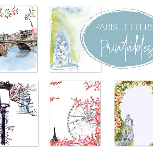 Paris Writing - Etsy
