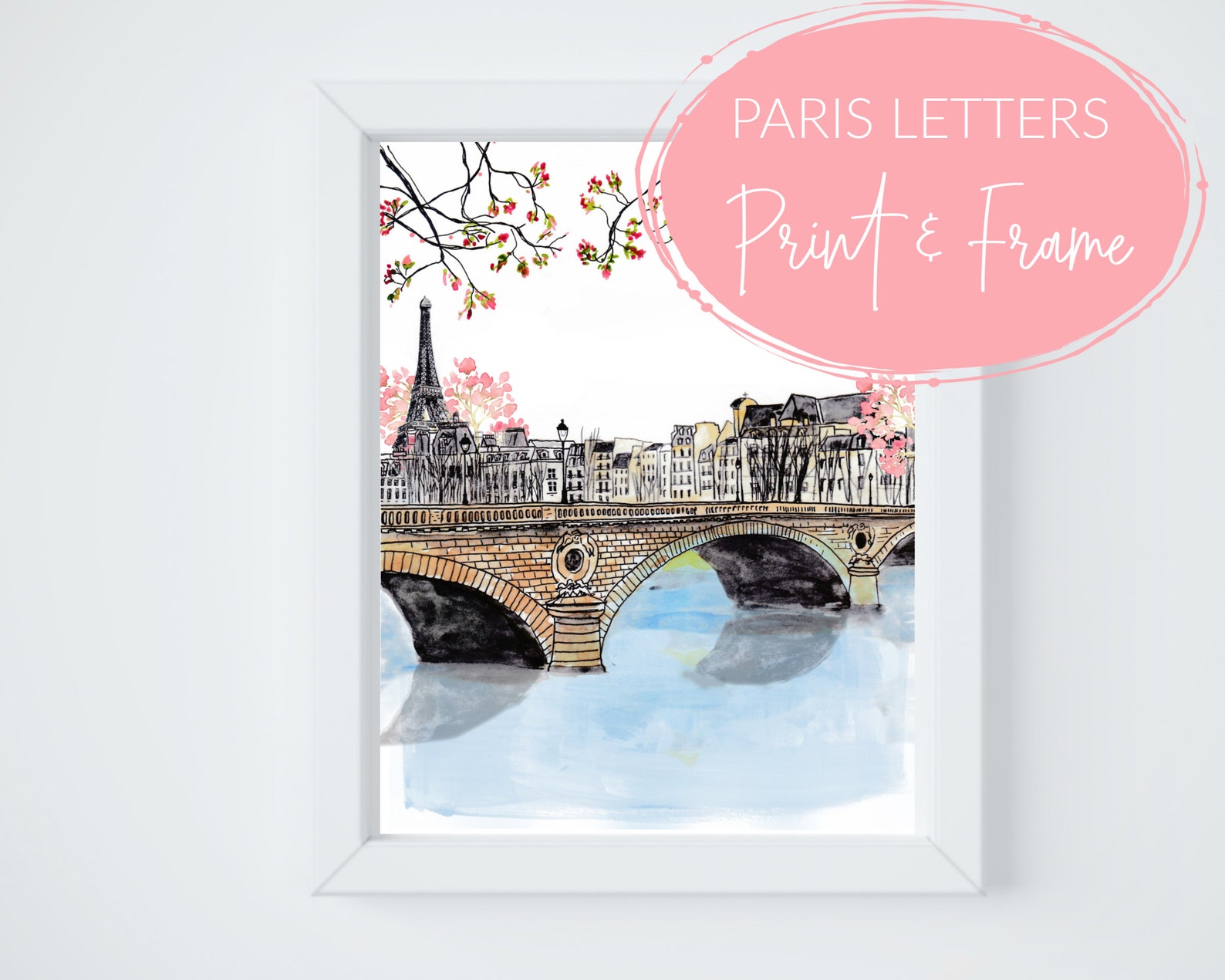 Letter Writing Kit: Print Your Own Stationery With Paris - Etsy