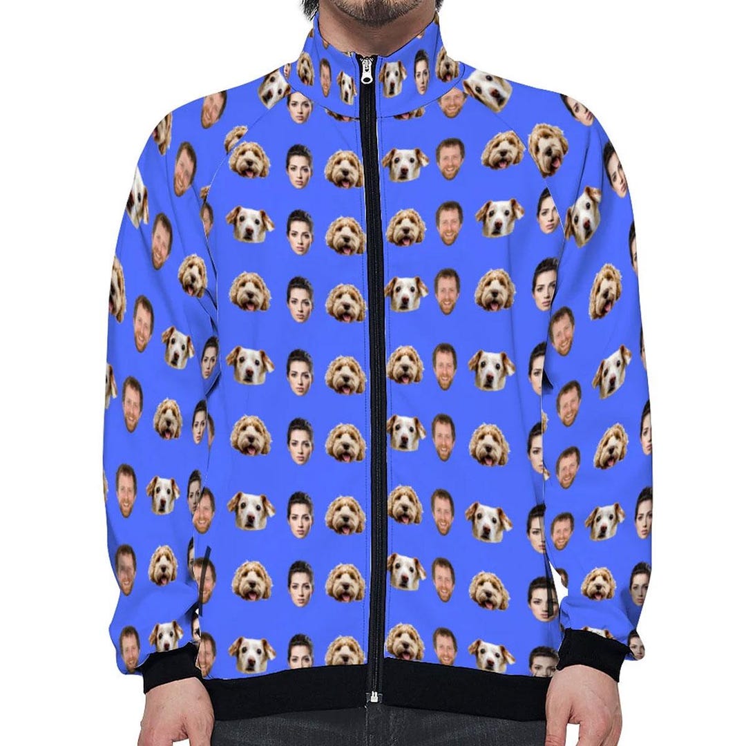 Custom Bomber Jacket, Custom Face Print Jacket, Personalized Jacket ...