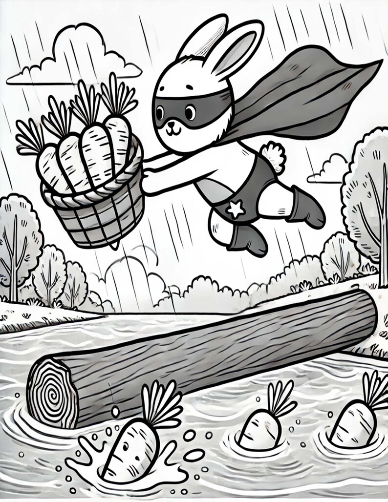Superhero Pets - Printable Coloring Pages for Kids | Digital Download ...
