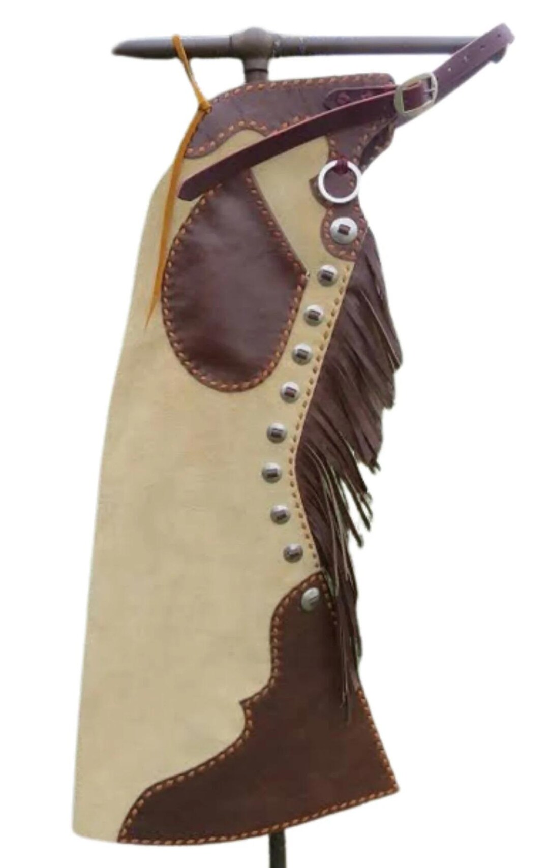 Native American Leather Chaps Handmade Western Cowboy Rodeo Horse ...