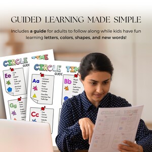 Circle Time Printable | Preschool Learning Activities Homeschool ...