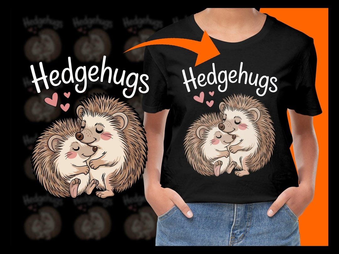 Hedgehogs Hugging Image PNG, Love Hearts, Animals, Cute Hedgehogs ...