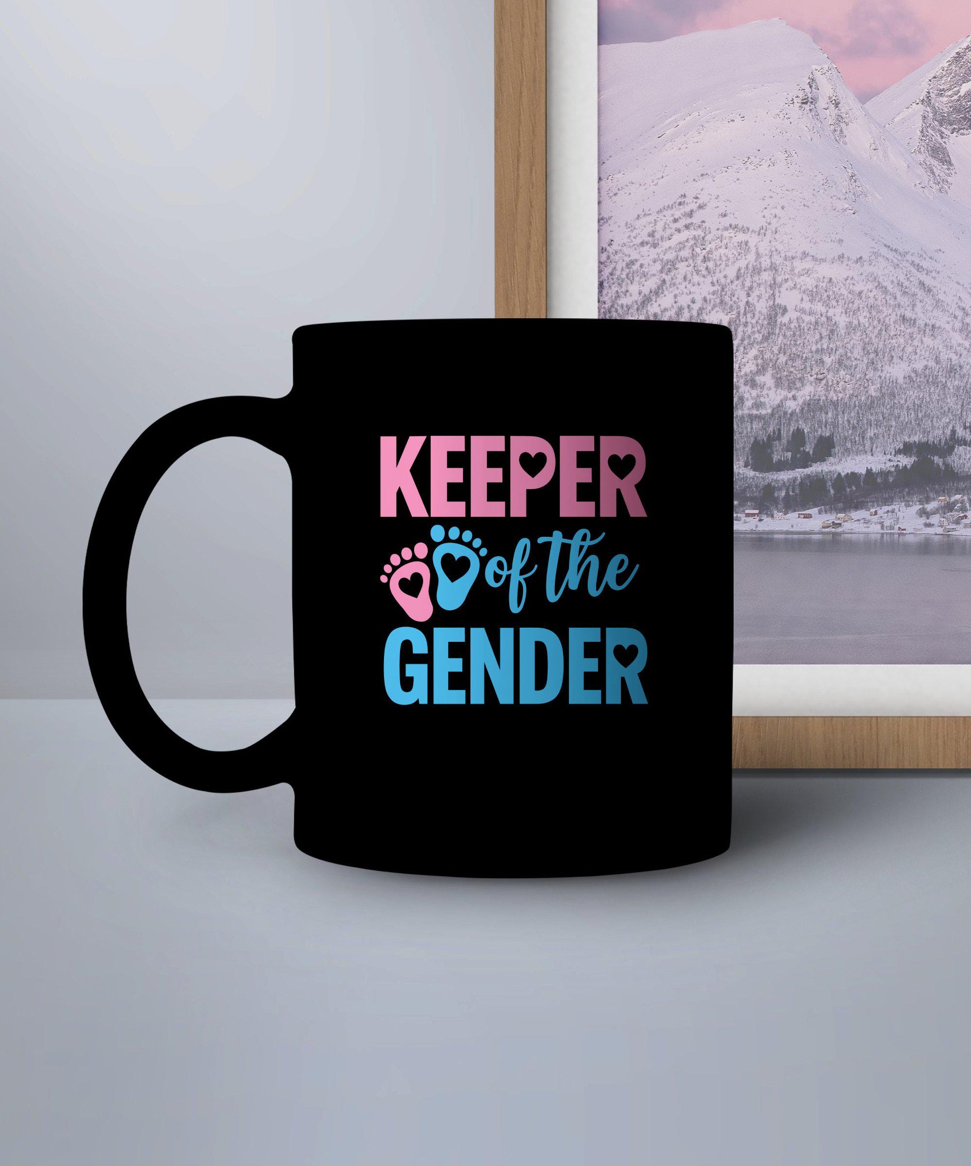 Keeper of the Gender PNG, Gender Reveal Party Printable, Baby Shower ...