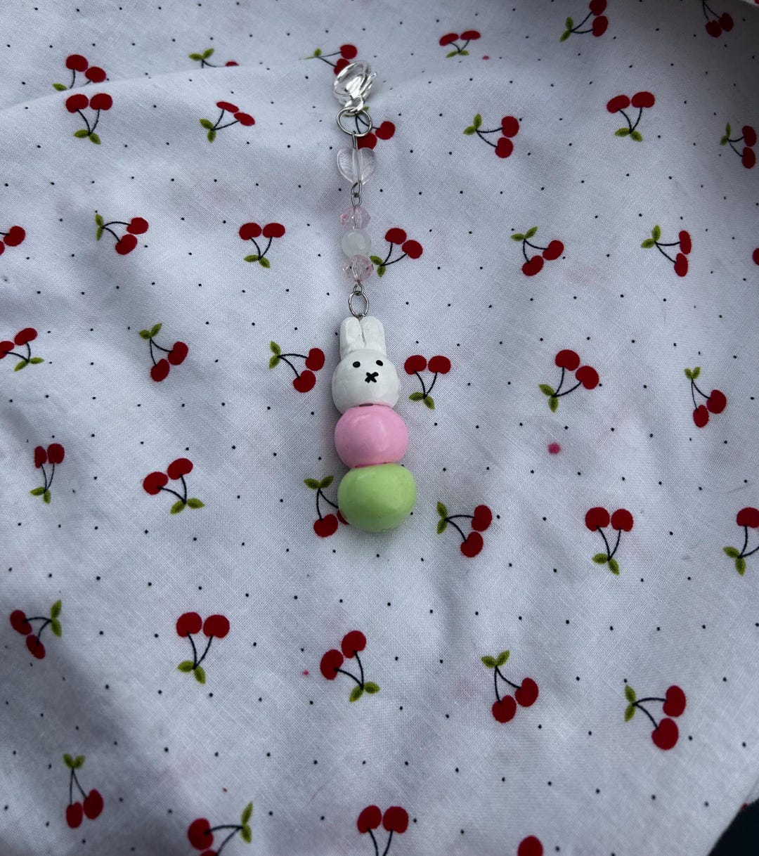 Handmade Miffy Dango Keychain | Cute | Handmade | Miffy | Gift - Etsy