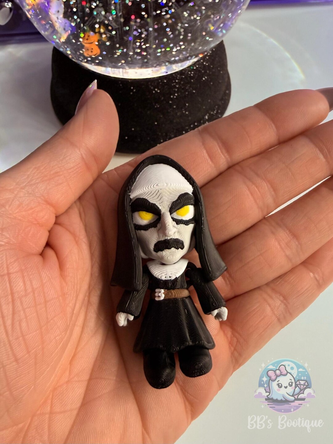 3D Printed Valak – the Nun Horror Figure | Articulated & Flexi | Creepy ...
