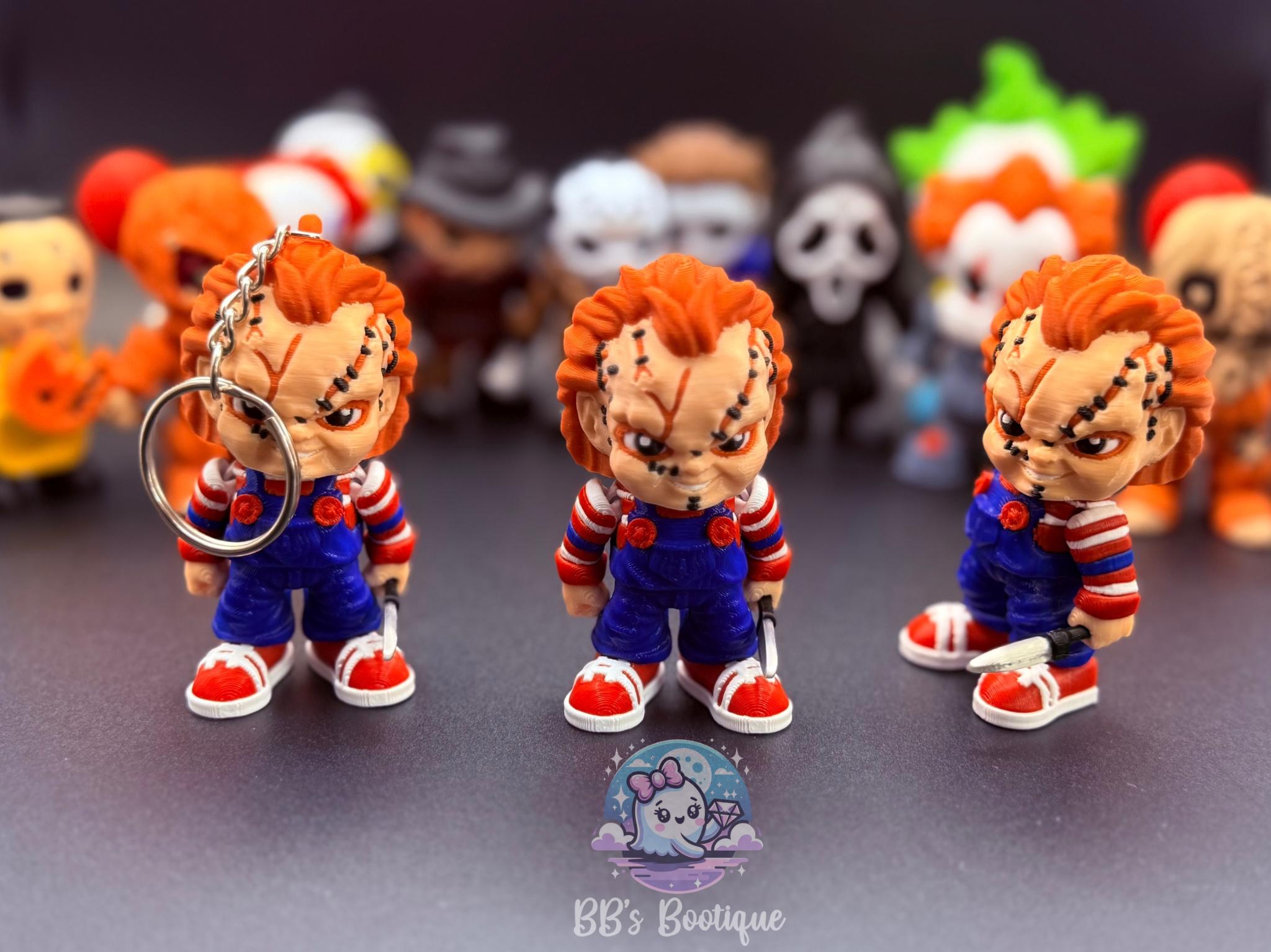 3D Printed Chucky Figurine – Articulated Horror Collectible | Good Guy ...