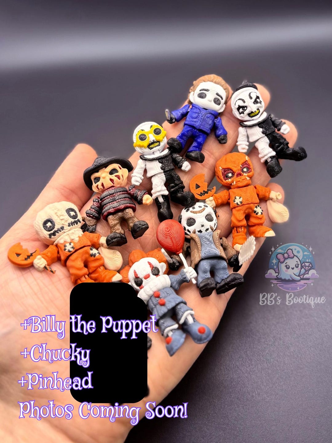 Teeny Terrors - PART 1 Mini Horror Figurines | 3D Printed Collectibles ...