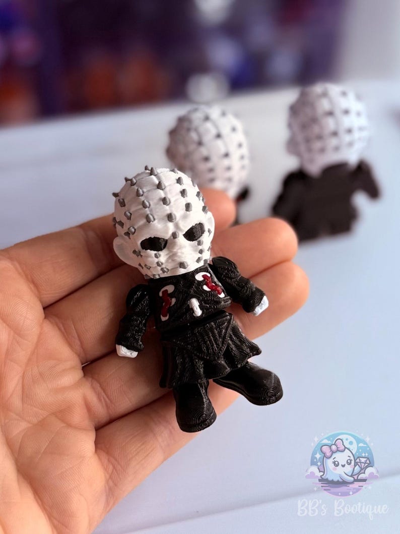 3D Printed Pinhead Figurine – Flexi Hellraiser Horror Icon Collectible ...