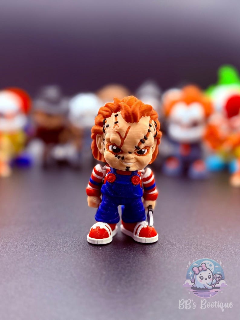 3D Printed Chucky Figurine – Articulated Horror Collectible | Good Guy ...