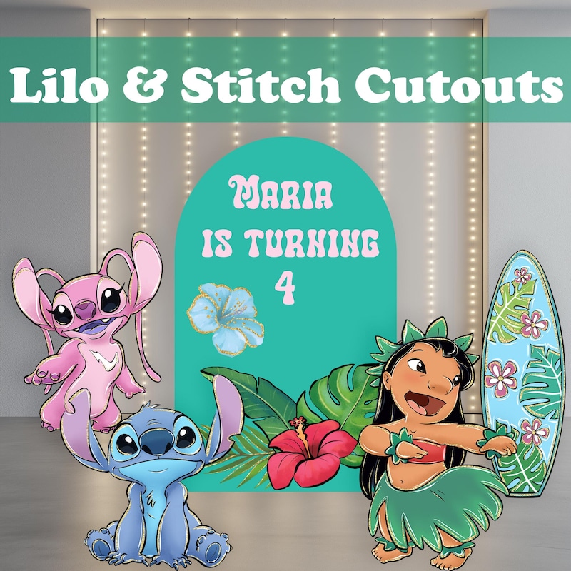 Lilo and Stitch Surfboard - Etsy
