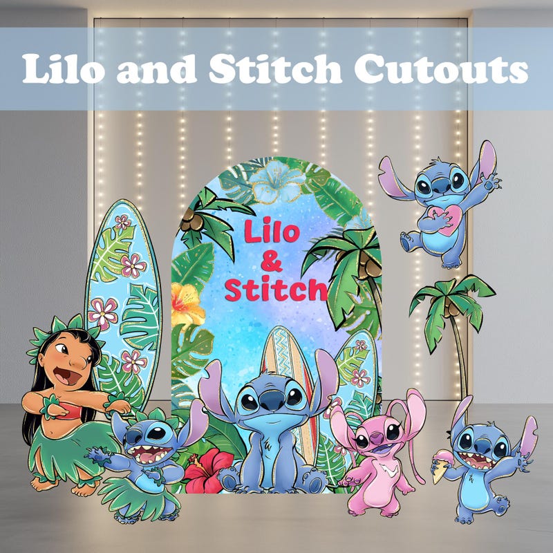 Lilo and Stitch Png Backdrop - Etsy