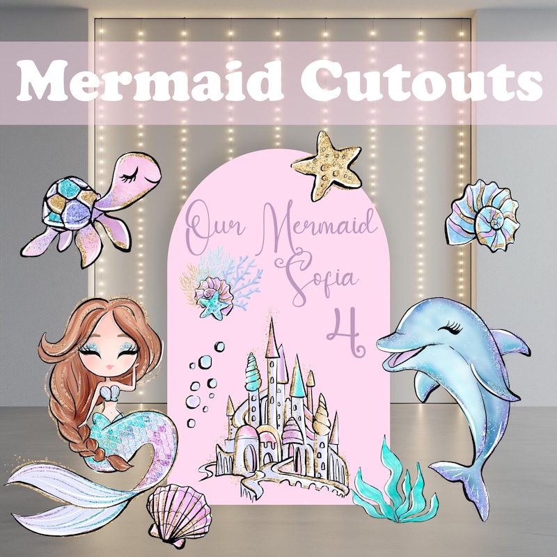 Mermaid Cutout - Etsy