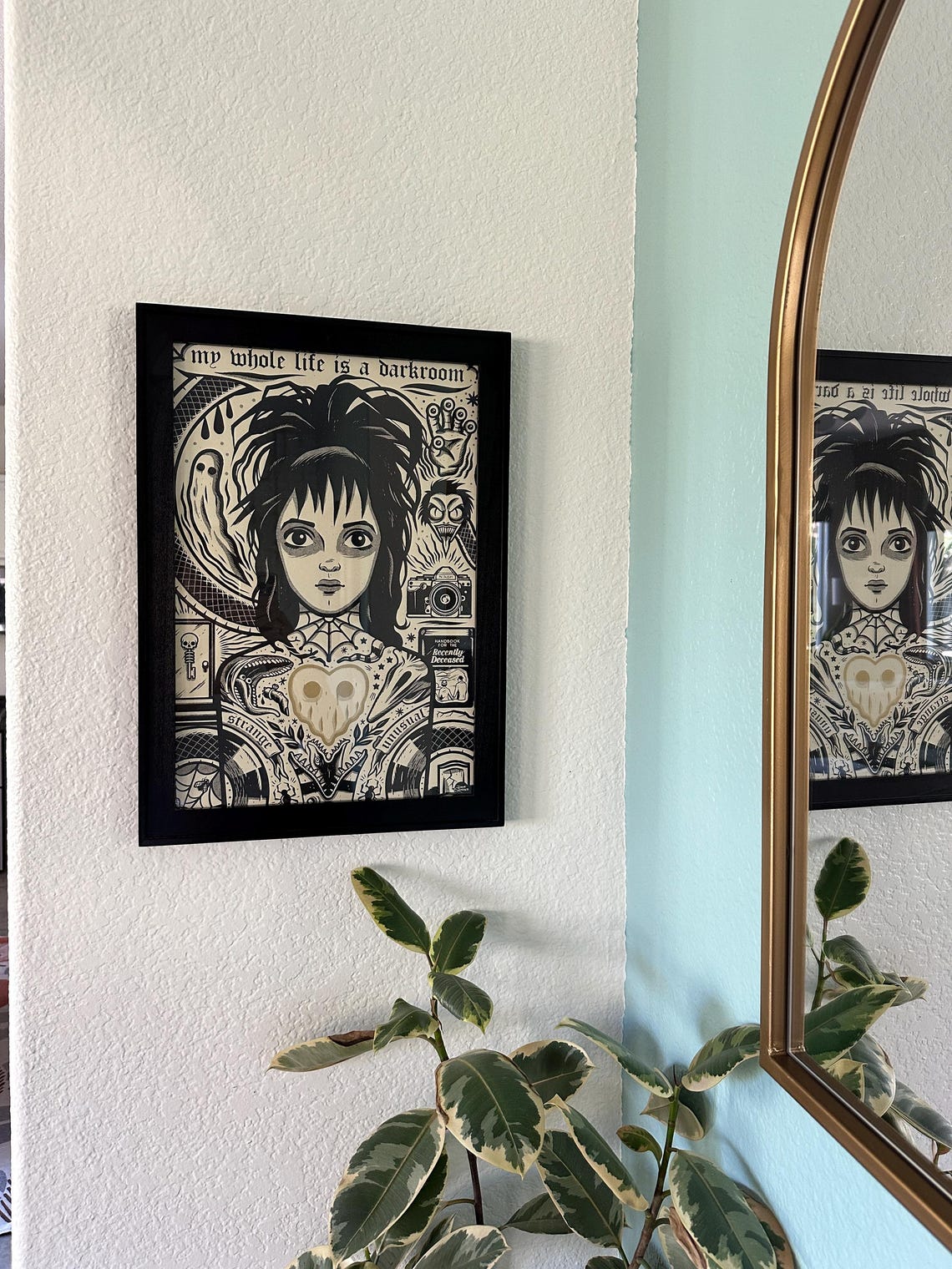 Lydia Deets Tattoo Style Art Print - Pop Culture Screen Print Wall Art ...