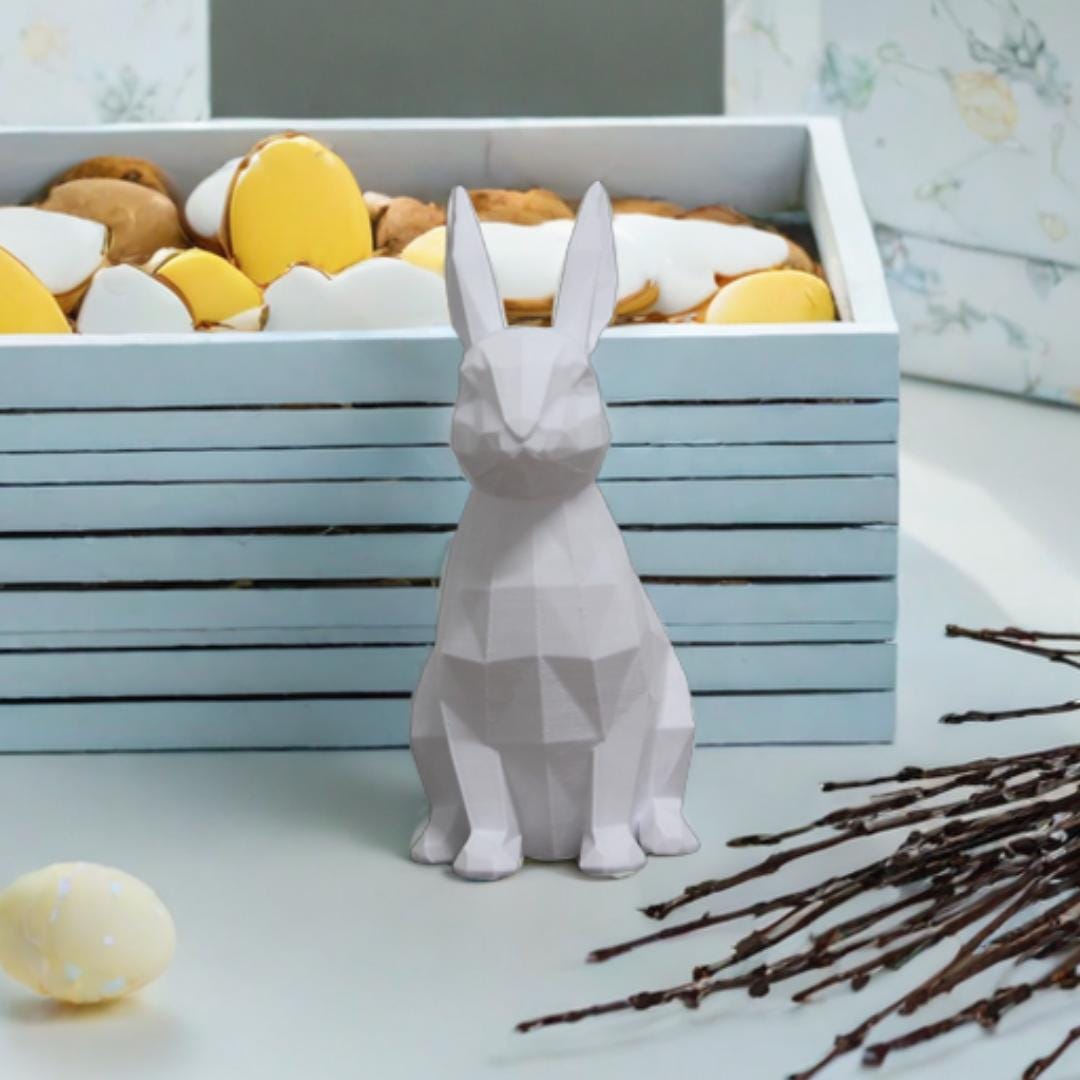 STL | 3D MODEL | Bunny 3D Print | Low Poly | Easter Bunny | Easter ...