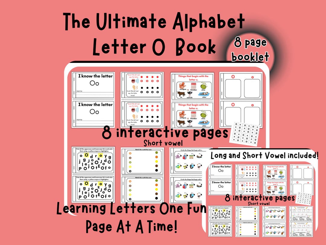 Letter O Activity Pack | Preschool Printable (PDF) - Etsy Australia
