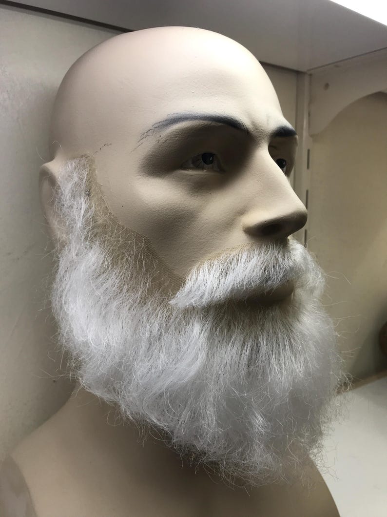 Handmade HD Lace Fake Beard and Mustache Set. Realistic and ...